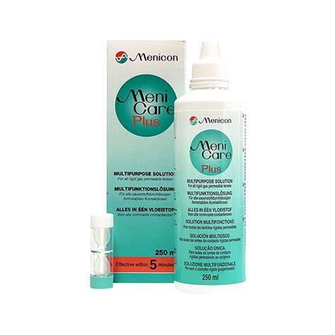 Menicare Plus Solution Dentretien Lentilles De Contact