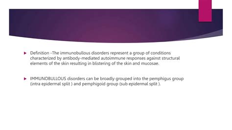 Vesiculobullous Disorders Intraepidermal Split Pptx Skin And Dermatology Diseases And