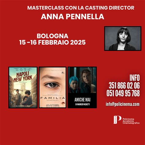 Masterclass Con Anna Pennella A Bologna Il 15 16 Febbraio 2025