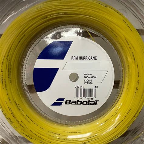 Babolat Rpm Hurricane Reel Atr Sports