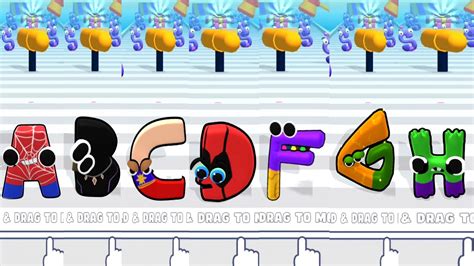 Alphabet Epic Rush Vs Alphabet Run ABC Letter Go New Update Max Level
