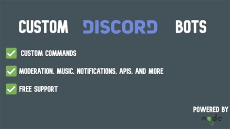 make you a custom discord bot in nodejs by megabit01 fiverr