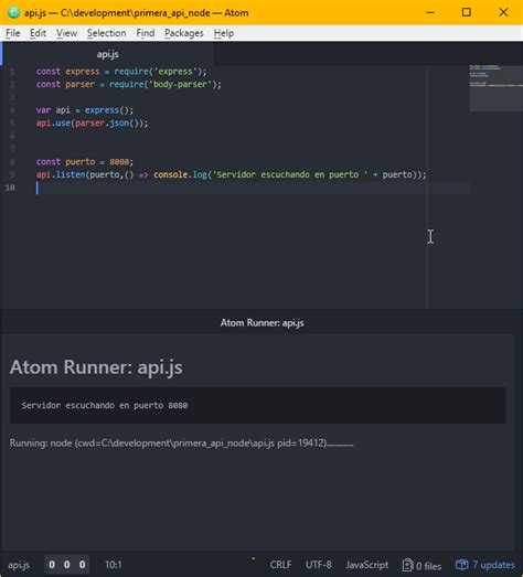 Primera API REST En Node JS Y Express Lamadriguerabit