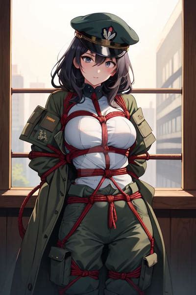 Tied Up Army Babe In Anime Bondage Art By Animebondageart On Deviantart