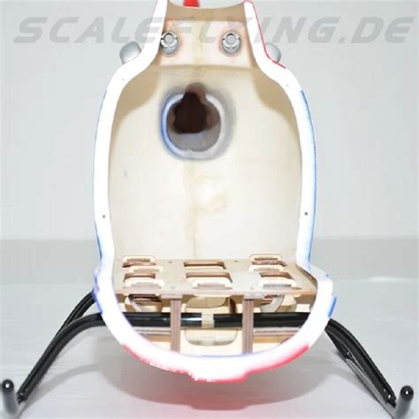 600 Size Bo 105 Glassfiber Scale Fuselage Helicopter Shell Cover Copter