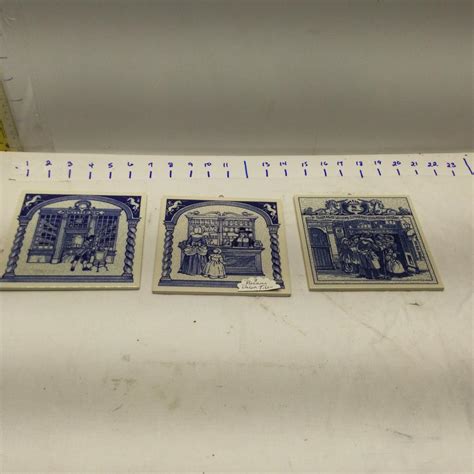 Lot Delph Tiles