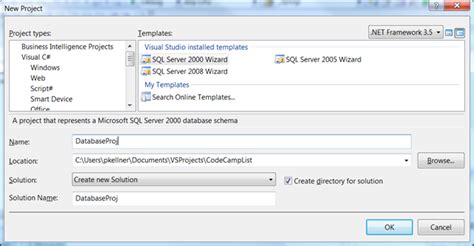 First Experience With Visual Studio 2008 Database Edition I Love It