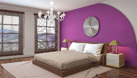 7 Ide Dekorasi Kamar Warna Ungu Yang Elegan