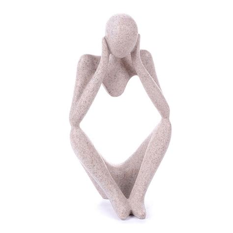 The Thinker Statue Office Home Decoration Desktop Grandado