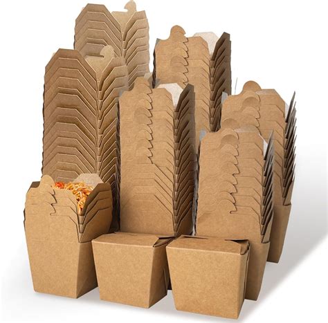 Amazon UXPEYIC 100 Pack Chinese Take Out Food Boxes 8 Oz