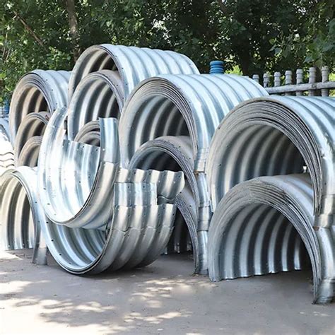 Corrugated Metal Pipe Cmp Culvert Pipe Used For Road Drainage