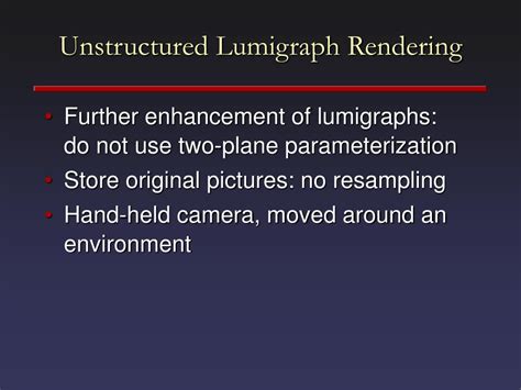 ppt lightfields lumigraphs and image based rendering powerpoint