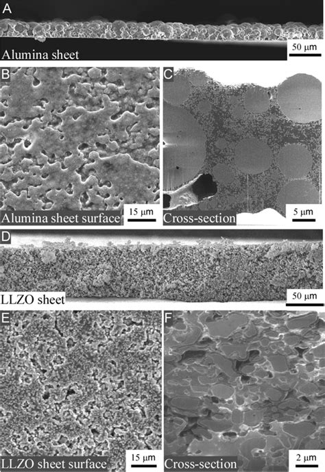 Sem Micrographs Of The As Dried Polymer In Ceramic Thin Films A Download Scientific Diagram