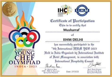 Musharraf Khan On Linkedin Chef Delhi Culinary