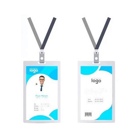 Plastic White And Blue Identification Cards At ₹ 25piece In Vadodara