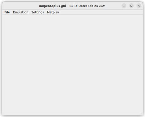 Install Mupen Plus Gui On Linux Snap Store