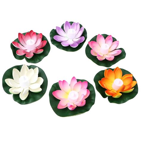 Flashing Plastic Lotus LED Decor Pool Night Lamp Oficjalne Archiwum Allegro