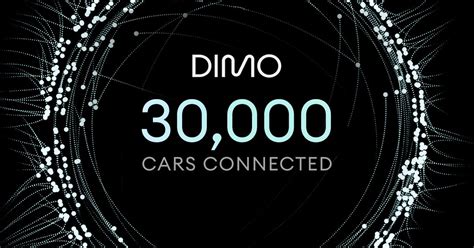 The Dimo Network Has Crossed The Milestone Of 30000 Vehicles Connected 🤯 With The Recent