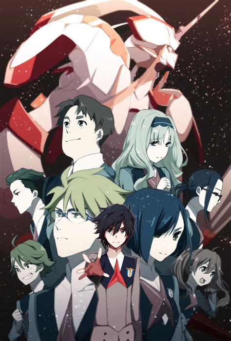 Hiro Ichigo Strelizia Kokoro Gorou And More Darling In The Franxx Drawn By Con Potata