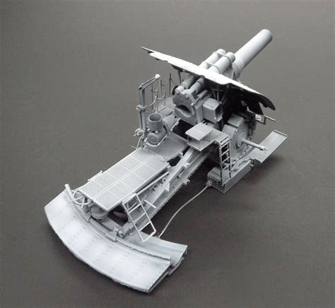 Dicke Berta Modèle 3d 172 42 Cm Kurze Marine Kanone 12 Gamma Mörser