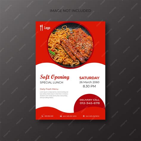 Restaurante Y Comida Rápida Comida Con Descuento Burger Flyer Design Deliciosa Comida Rápida