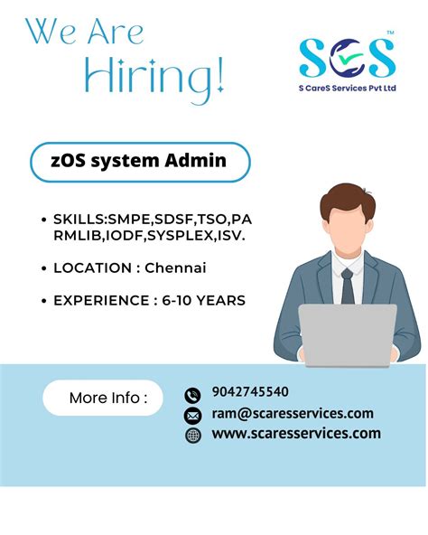 Zossystemadmin Zosadmin Mainframe Systemadministration… Scares Services Pvt Ltd