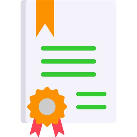Legal Document Generic Color Fill Icon
