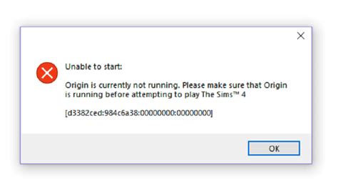 Sims Ultimate Fix Origin Not Running Error Billagems