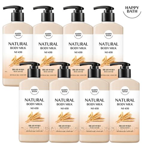 해피바스 정말 순한 바디밀크 400gx8 바디로션 크림 티몬