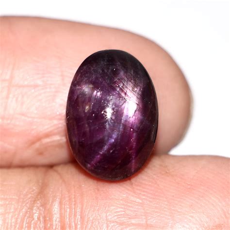 12 Crt Star Ruby Star Ruby Cabochon Big Cabochon 10x14 Mm Big Star