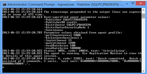 How To Start Replication Agent In Command Prompt Kirthivishal