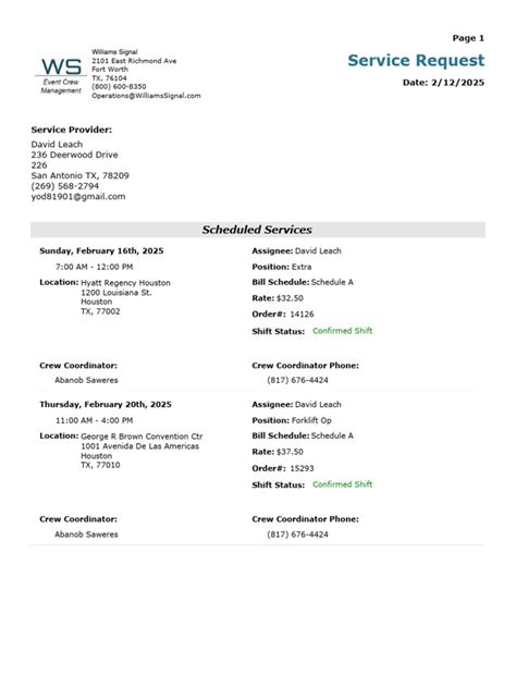 Servicerequest 2 Pdf
