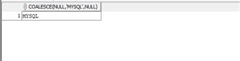 SQL COALESCE Kullanımı Tasarım Kodlama