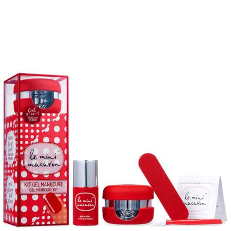 Le Mini Macaron Gel Manicure Kit Cherry Red Buy Online Mankind