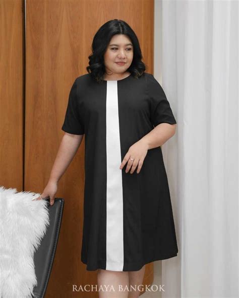 ชุดทำงานไซส์ใหญ่ เดรสไซส์ใหญ่ ชุดออกงานคนอ้วน เสื้อผ้าสาวอวบ ชุดเจ้าสาว