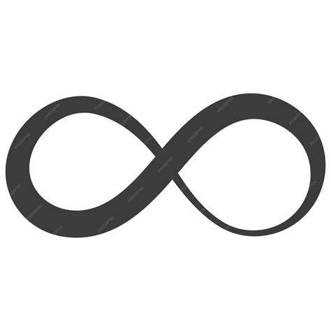 Premium Vector Infinity Symbol Vector Icon Isolated On A White Background