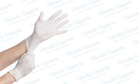 Non Sterile Latex Examination Gloves Powdered Narula Exports