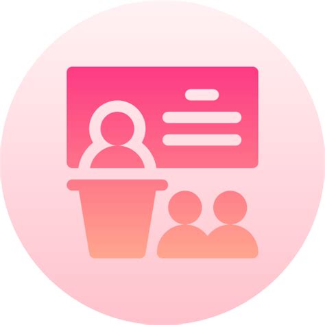 Class Basic Gradient Circular Icon