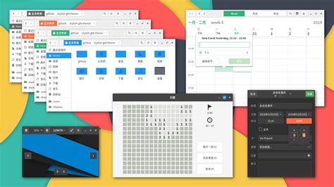 A Clean GTK Theme Specially Designed For Laptop And Desktop
