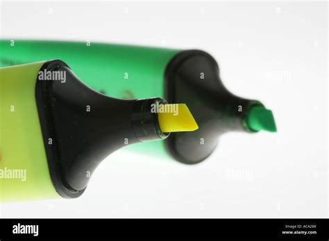 Text Marker Pens Stock Photo Alamy