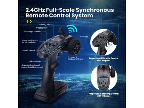 Deerc 9200e High Speed Rc Cars 110 Large Scale 48 Kmh 4wd 24ghz