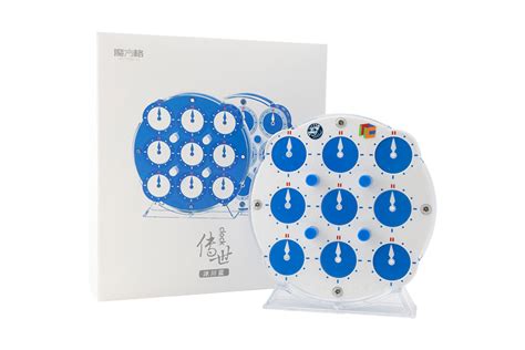 Qiyi Magnetic Clock Blue Grain Mod Thecubicle