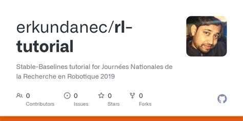GitHub erkundanec rl tutorial Stable Baselines tutorial for Journées Nationales de la