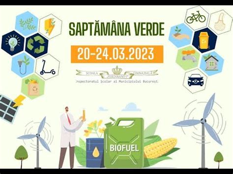 Săptămâna VERDE la Școala Gimnazială Ferdinand I București luni 20