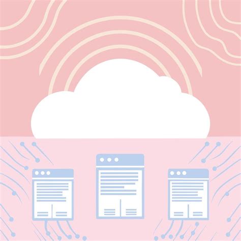 Cloud Computing Scalable Web Applications Data Synchronization 54662500 Vector Art At Vecteezy