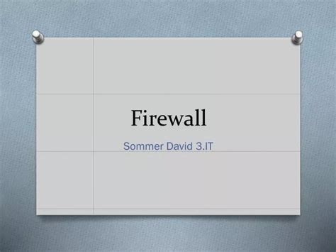 PPT Firewall PowerPoint Presentation Free Download ID 3810878