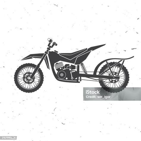 산 언덕을 위한 오토바이 로켓 더트 바이크 레이스 벡터 일러스트 레이 션입니다 익스트림 점프와 경주를 위한 스포츠 오토바이 모토크로스 바이크 아이콘 실루엣 Freestyle