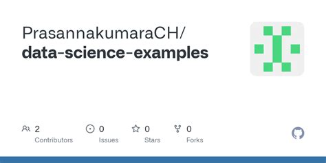 github prasannakumarach data science examples