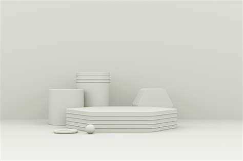 흰색 기하학적 배경의 3d 렌더링은 상업용 광고에 사용할 수 있습니다 0명에 대한 스톡 사진 및 기타 이미지 0명 3차원 형태 가정의 방 Istock