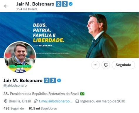 Bolsonaro Muda Descrição Nas Redes Sociais 2 Semanas Após Deixar Governo